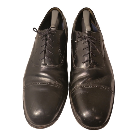 Bostonian | Shoes | Bostonian Cap Toe Black Oxford Leather Mens Shoes ...